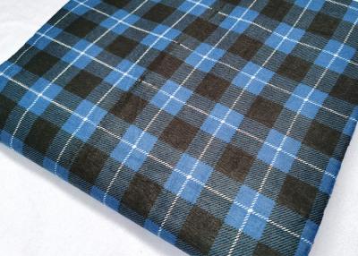 Cina Strappo puro del cotone del panno del tessuto della flanella del plaid del tessuto resistente per la camicia in vendita