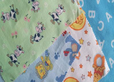 Cina Il panno stampato tinto della flanella di cotone, tessuto dell'abbigliamento dei bambini ampiamente usa in vendita