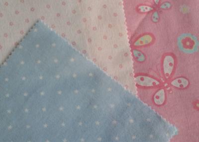 Cina Panno della flanella di cotone di Serge Reactive Printing 135gsm della saia per la lettiera della coperta del bambino in vendita