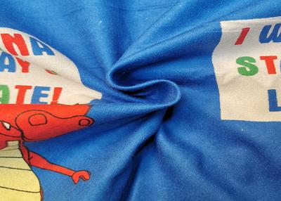 Cina Il doppio panno spazzolato laterale della flanella di cotone ha stampato il tessuto per i pigiami dei bambini in vendita