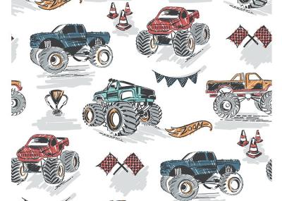 Cina Panno della flanella di cotone di stampa e di tintura del fumetto per il bambino e gli insiemi domestici della lettiera del tessuto in vendita