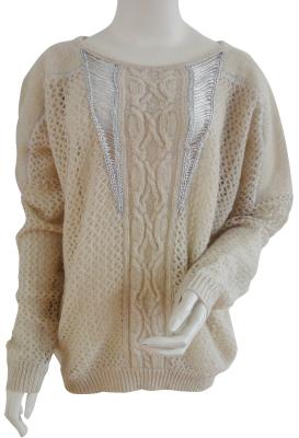 China De modieuze kleding van vrouwen, de sweaters van de damestrui met de ontwerpen van de centrum voorkabel Te koop