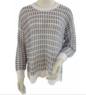 China Gridding verbindingsdraad met metaalgarens plus de sweaters van de groottetrui voor vrouwen Te koop