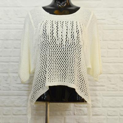 China Toevallige Buitensporige Dame Top, de Sweaters van de Damestrui met Halve lengtekoker Te koop
