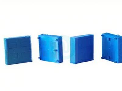 China 96386003 Blue Nylon Bristles Blocks Square Foot For Gt3250 Cutter 101x101x26mm for sale