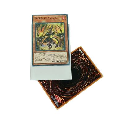 Chine Pochettes pour cartes de pont en polypropylène 62 x 89 mm Mtg manches blanches texturées mates à vendre
