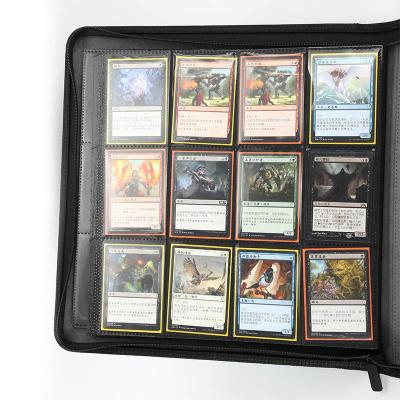 Chine Classeur de cartes à collectionner en cuir PU sport 480 cartes 24 pochettes 20 pages à vendre