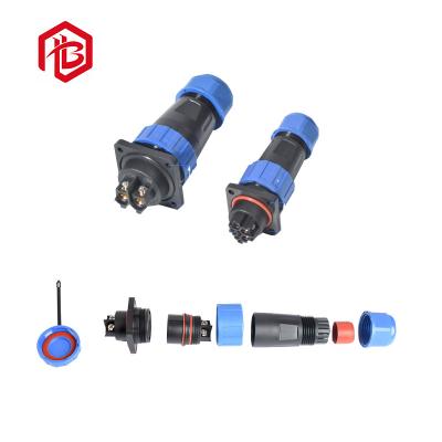 China Ip67 2 Pin 3 Pin 4 Pin Wire Waterproof Circular Connector M19 SP Male Female Flange IP68 for sale