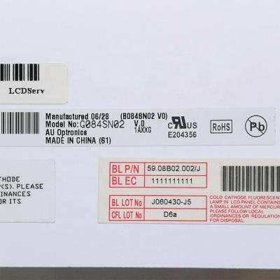 Κίνα Νέα αρχική επίδειξη 8,4 ίντσας SVGA (800*600) TFT LCD G084SN02 V0 για AUO προς πώληση