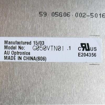 중국 5.0 G050VTN01.1을 위한 인치 800(RGB)×480 LCD 표시 화면 패널 판매용