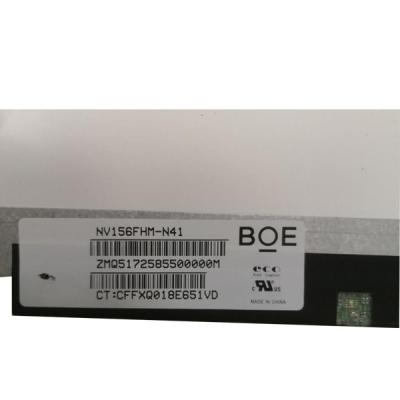 China BOE 15.6" LCD Panel NV156FHM-N41 Vertical Stripe Laptop LCD Display for sale
