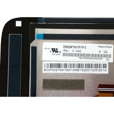 China Painel de toque LCD de alto brilho 1250cd Original HSD070JWW-A20-T00 à venda