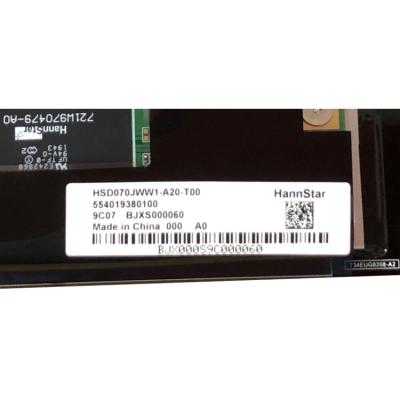 China Painel de toque LCD de alto brilho 1250cd Original HSD070JWW-A20-T00 à venda