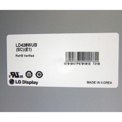 China LG Display 42 INCH a-Si TFT-LCD Scherm Display LD420WUB-SCE1 voor Digital Signage Te koop
