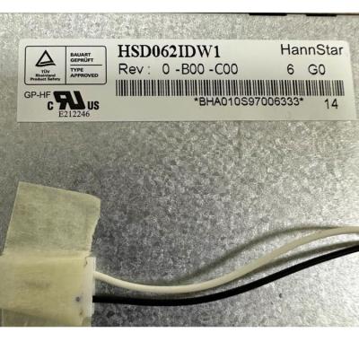 China 6.2 pulgadas HSD062IDW1-B00-C00 panel LCD 800 * 480 pantalla LCD en venta