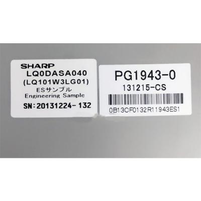 China LQ101W3LG01 10.1 inch 1024*600 TFT-LCD Screen Panel for sale