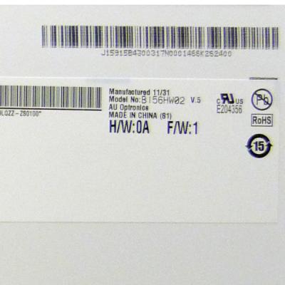 중국 고품질 TFT-LCD B156HW02 V5 3.3V형 화면 디스플레이 판매용