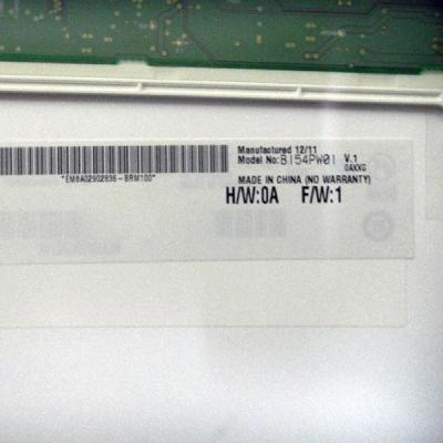 中国 供給 サイズ 15.4 インチ B154PW01 V1 a-Si TFT-LCD パネル 販売のため