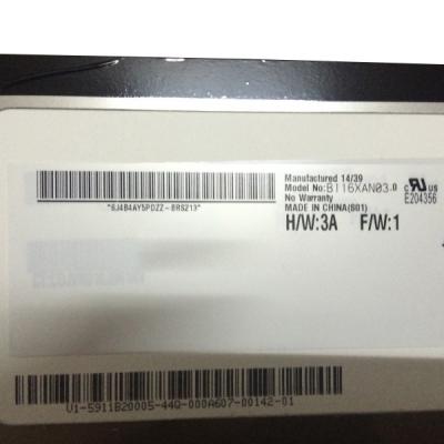 China B116XAN03.0 HW3A Für AUO 262K 50% NTSC TFT-Lcd-Bildschirm zu verkaufen