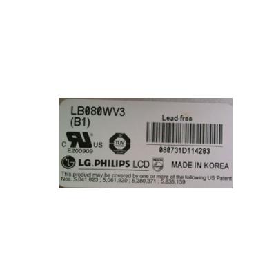 China LB080WV3-B1 8.0 polegadas LCD Screen Module 800*480 LCD Display Panel à venda