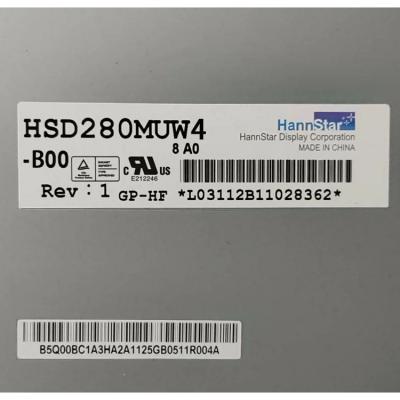중국 27한스타용.5인치 HSD280MUW4-B00 LCD 화면 모듈 판매용