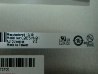 중국 G065VN01 V0 6.5 인치 원본 LCD 화면 판매용