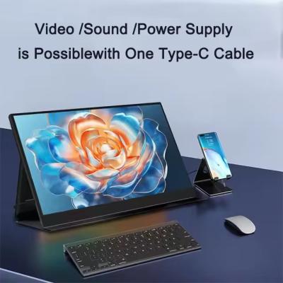 China 15-Zoll-FHD-Gaming-Monitor mit IPS-Panel-Bildschirm, tragbares USB-Display und Typ-C-Schnittstelle für Laptop zu verkaufen