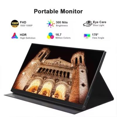 China 15-Zoll-FHD-Gaming-Monitor mit IPS-Panel-Bildschirm, tragbares USB-Display und Typ-C-Schnittstelle für Laptop zu verkaufen