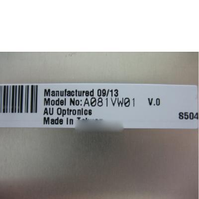 China Original del panel de exhibición del Lcd Tft de 8,1 pulgadas para AUO A081VW01 V0 en venta
