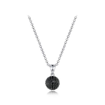 Chine Électrodéposition pendante argentée de rhodium de catégorie de la CZ D.C.A. de la boule 925 colorés à vendre