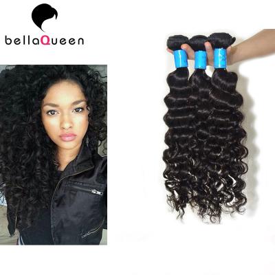 Tressage profond de vague de pleine de cuticle de la catégorie 7a Dyeable de Vierge ondulation péruvienne de cheveux