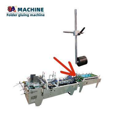 Cina Macchina di incollaggio a scatola azionata elettricamente Ruota per cartellone della scatola di incollaggio Gluer cintura pieghevole in vendita