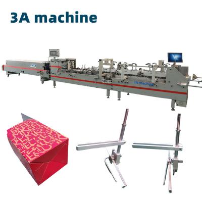 Cina 800AG-2 Macchina di incollaggio per cartelle semiautomatica a chiusura automatica di fondo ES25 e pronta per la spedizione in vendita