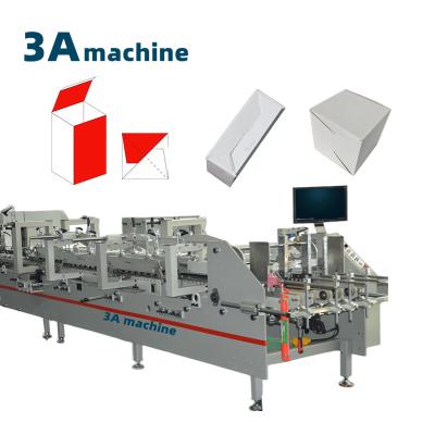 Cina Dimensione del volume Lunghezza 9,9 m * Larghezza 1,2 m * Altezza 1,3 m Macchina di incollaggio per la fabbricazione di scatole di cartone in vendita