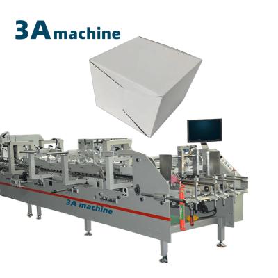 Cina CQT 900YG-2 Macchina di incollazione a chiusura inferiore pre-piegata per la produzione di scatole per cibo da asporto in vendita