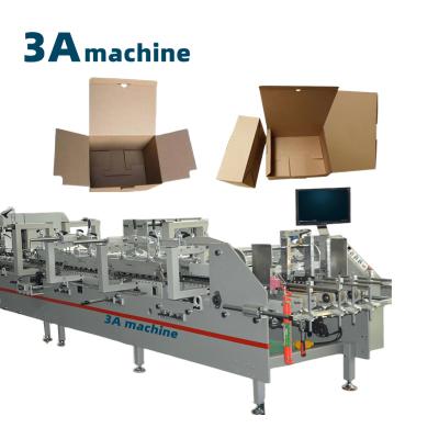 Cina Scatola ampliata Mini Fast Food Box Termoforming Machine Folding Box Gluer CQT 900YG-2 in vendita