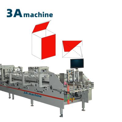 Cina Macchine di incollaggio per scatole di cartone CQT 900YG-2 pre-piegate a chiusura inferiore a scatola corrugata a chiusura inferiore a scatola in vendita