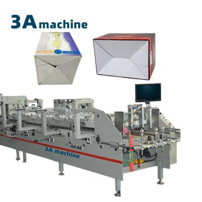 Cina CQT 900YG-2 Pre-folded Bottom Lock Box Making Folder Gluer Machine per l'imballaggio alimentare in vendita