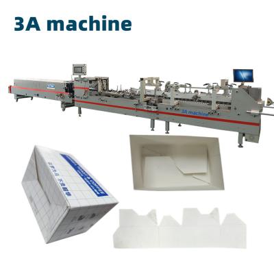 Cina Macchina per incollatura di cartoni corrugati a chiusura inferiore pre-piegata con tensione 380V3P in vendita