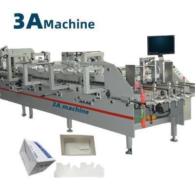 Cina CQT 900YG-2 Macchina di incollaggio per imballaggio con cartone a chiusura inferiore prepiegato in vendita