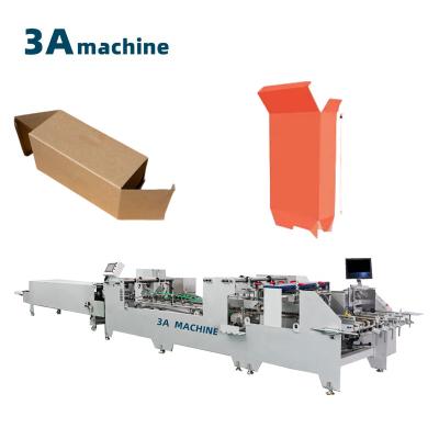 Cina 250g-650g Cartone a doppia serratura Bottom Box Folder Gluer Machine per parti di macchine per carta in vendita
