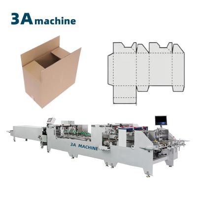 Cina 1300JGKW Gluer per cartoni con azionamento elettrico e funzione di doppio blocco del fondo in vendita