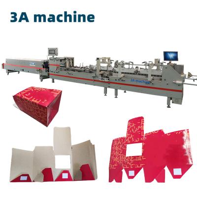 Cina 800 mm larghezza di scatola aperta Macchina di incollaggio automatico per cartelle con colla laterale SHH800AG-2 in vendita