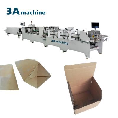 Cina 300 m/min Macchina di incollaggio automatica a doppio lucchetto per cartone pieghevole per carta commerciale in vendita