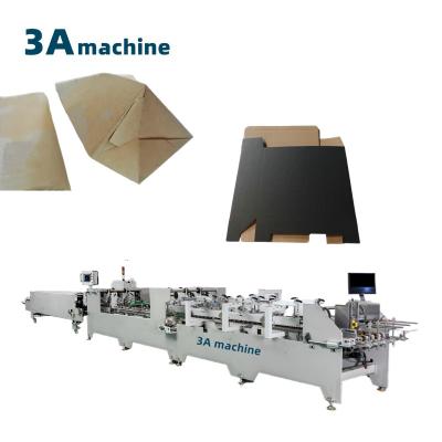 Cina Macchina ad alta produttività per la collazione di cartelle pieghevoli per la fabbricazione di scatole automatiche a doppio lucchetto in vendita