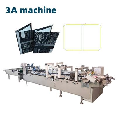 Cina Fast CQT-800BS Automatic Book Cover Side Pasting Machine Box Folding and Glueing Machine (macchina automatica per incollare e piegare le scatole) in vendita