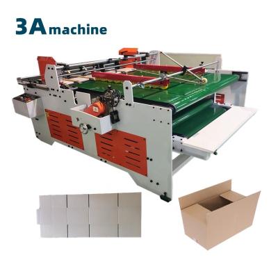 Cina CQT-1500JGKW Macchina semiautomatica di incollaggio per cartelle per cartelle corrugate in vendita