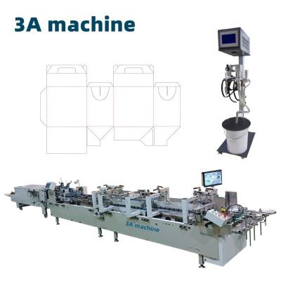Cina Industrial CQT-900 Enhanced Type Automatic Bottom Lock Folder Gluer Machine per scatole in vendita