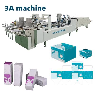 Китай Водорастворимый холодный клей CQT 800 Box Folding Glueing Machine для деревянных упаковок продается