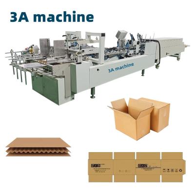 Cina PLC controllato CQT-800WK-1 cartone ondulato cartone cartone Folder Gluer Machine per imballaggio di scatole in vendita